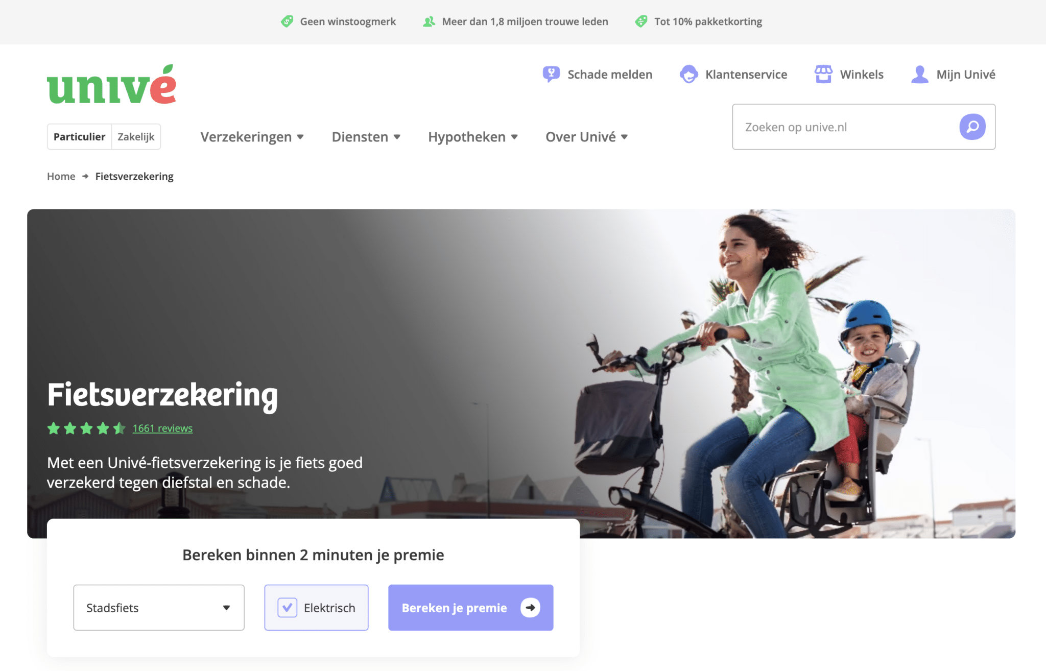 Univé Bicycle Insurance → Bike Insurance Netherlands
