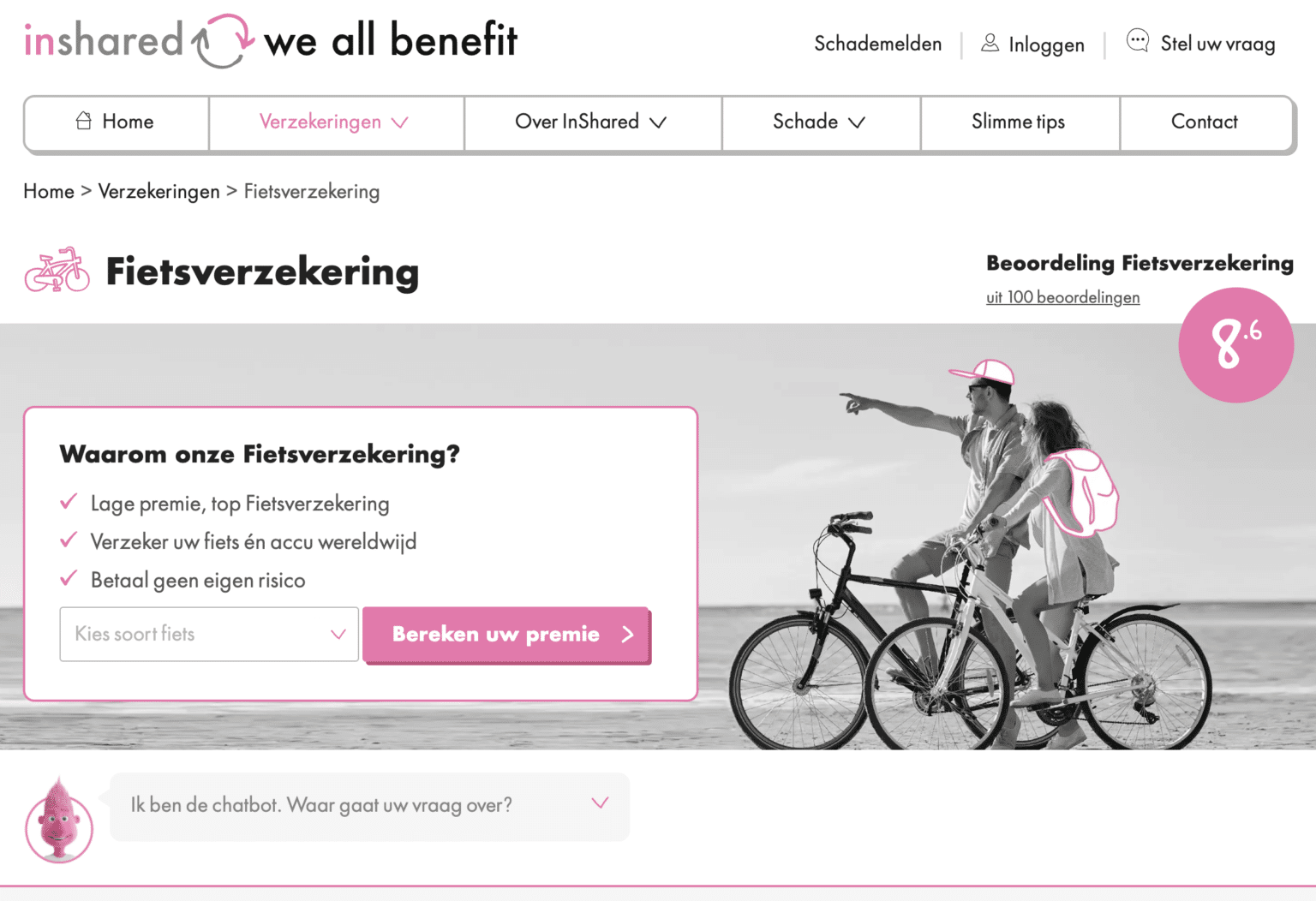 Inshared Bicycle Insurance → Bike Insurance Netherlands